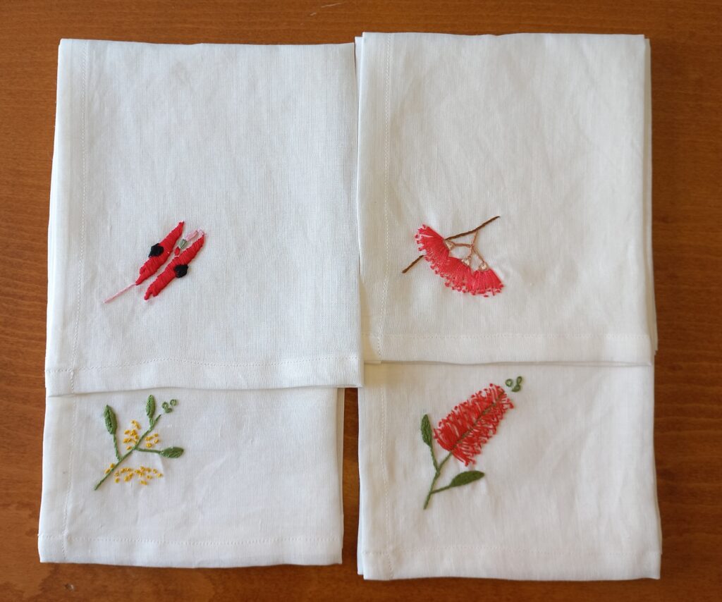 Serviettes – Hand Made by Judith